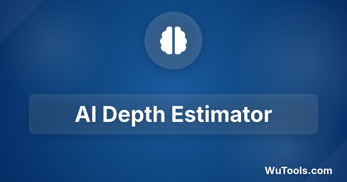 AI Depth Estimator - Generate Depth Maps from Images Online