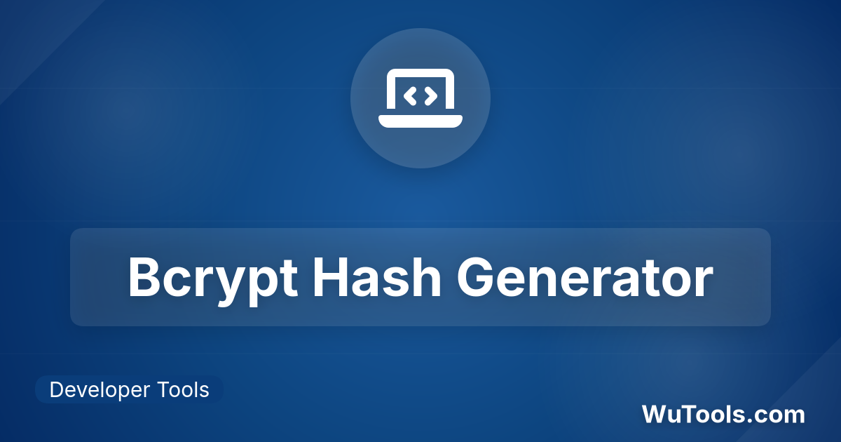 Generador de Hash Bcrypt - Encriptar y Hashear Contraseñas Online