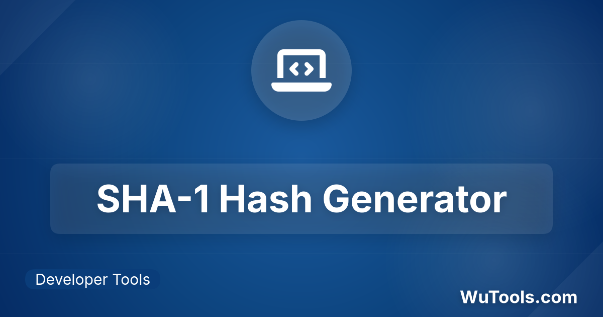 Generador de Hash SHA-1 - Encriptación SHA-1 Online Gratis