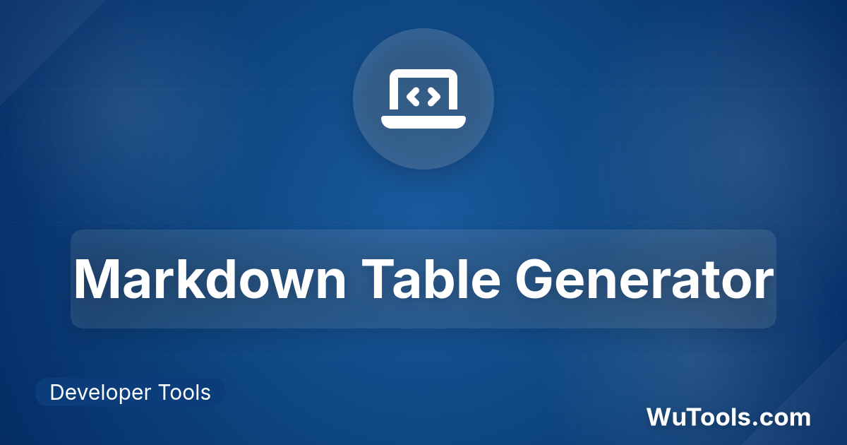 Gerador de Tabela Markdown - Criar Tabelas Online com Editor Visual