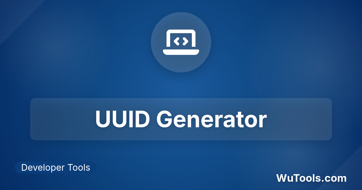 Gerador de UUID - Gere UUID/GUID Online Gratuitamente