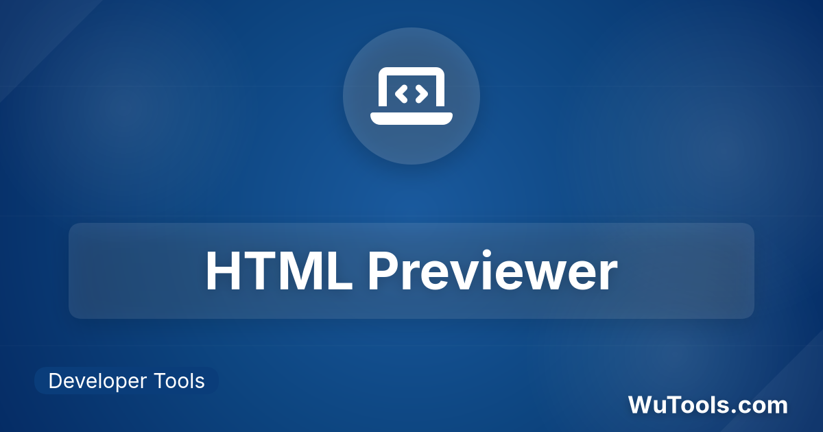 HTML Previewer - Online HTML CSS JS Sandbox & Live Editor