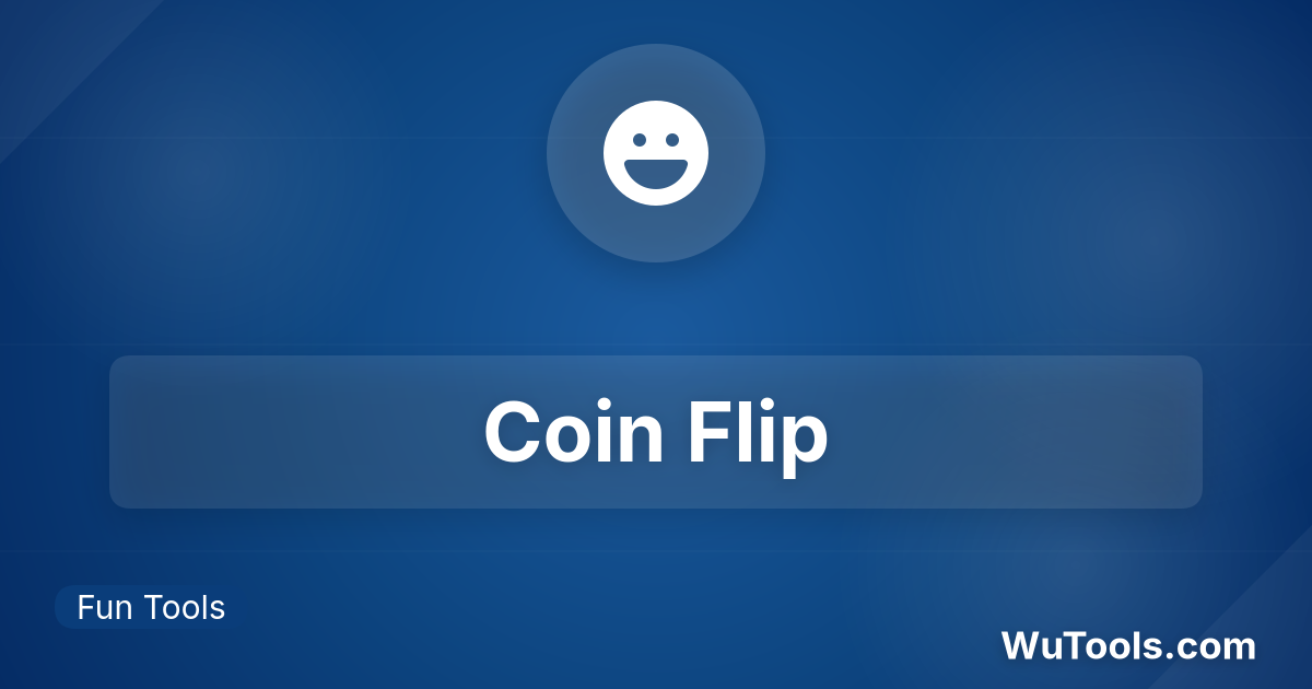 Coin Flip - Random Coin Toss Simulator | WuTools