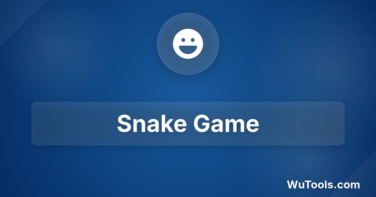 Snake Game - Classic Retro Game Online Free | WuTools