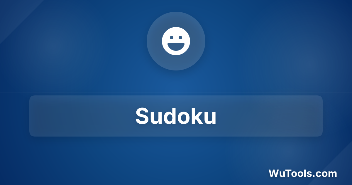 Sudoku - Jogue Gratis o Puzzle de Numeros Online | WuTools