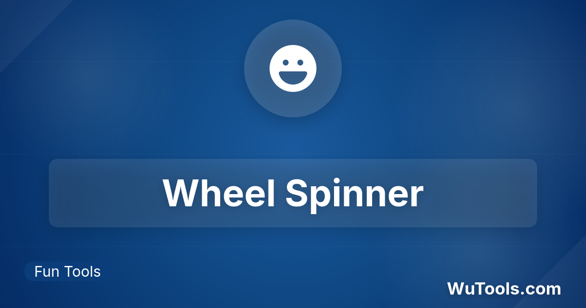 Roleta Aleatória - Sorteador de Nomes & Decisões | WuTools