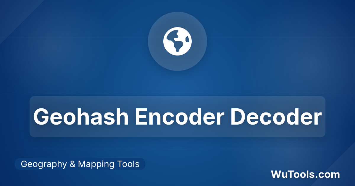 Geohash Encoder & Decoder - Spatial Grid Cell System