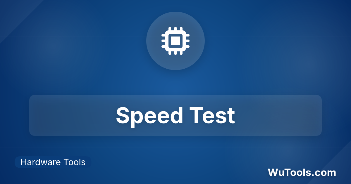 Teste de Velocidade de Rede - Testar Velocidade de Internet Online