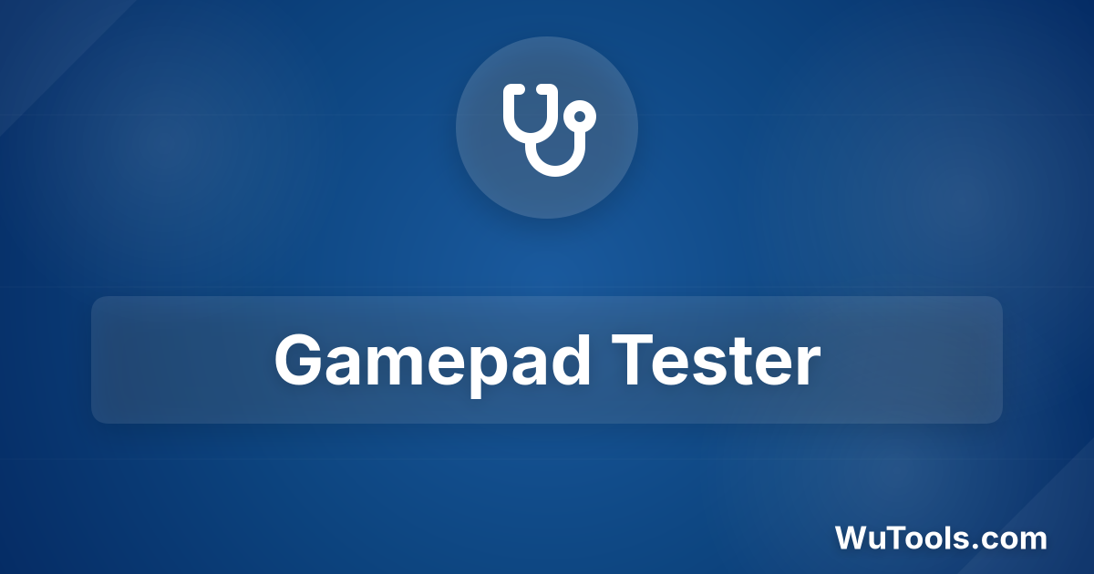 Gamepad Tester - Test PS4, PS5, Xbox Controllers Online