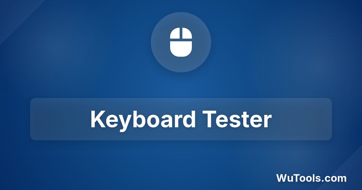 Keyboard Tester - Test Laptop & Desktop Keys | WuTools