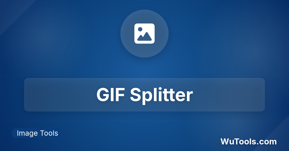 GIF Splitter - Extract Frames from Animated GIF Online | WuTools