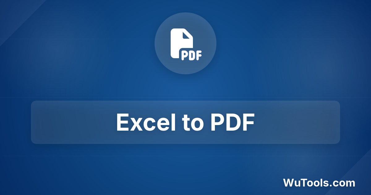 Convertidor Excel a PDF - Convertir XLSX a PDF Online Gratis