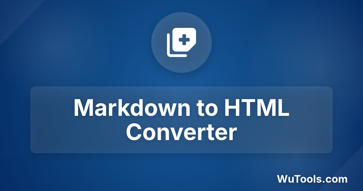 Convertidor de Markdown a HTML - Vista Previa y Editor