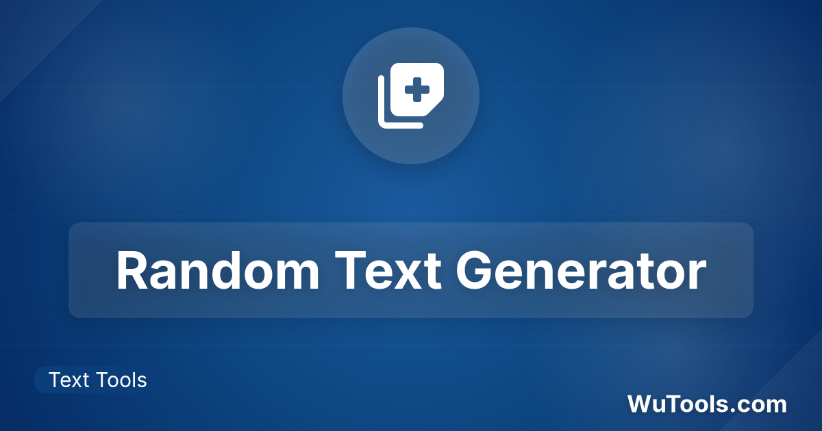 Generador Texto Aleatorio - Contraseña, Cadena, Palabra