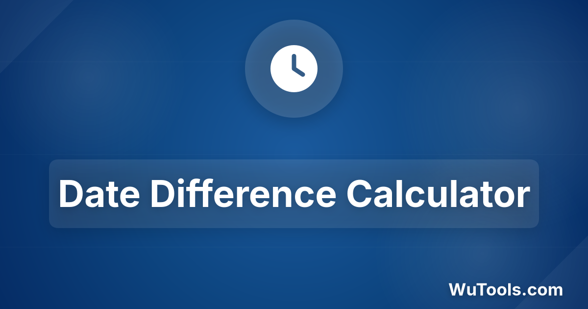 Calculateur Différence Dates - Calculer Jours Entre Deux Dates